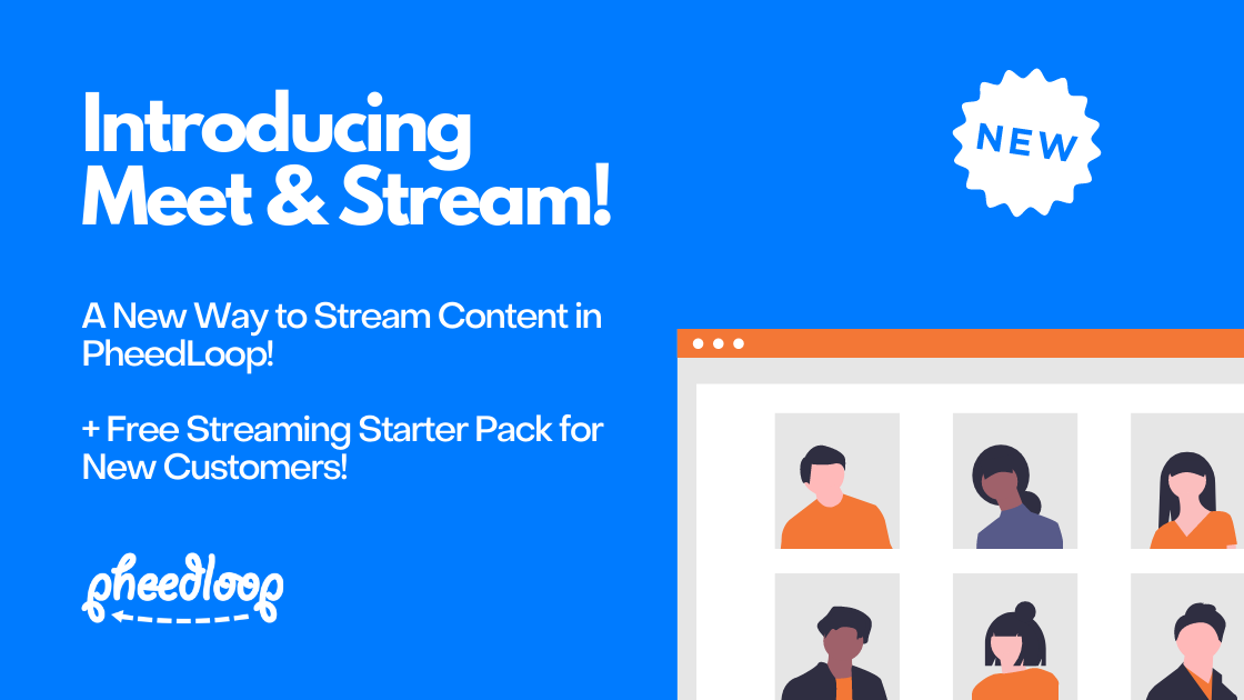 Introducing “Meet & Stream” for Virtual Events! + Free Native Streaming Starter Pack!